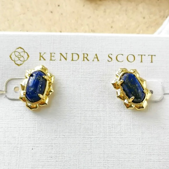 Kendra Scott | Jewelry | New Kendra Scott Gold Piper Lapis ...